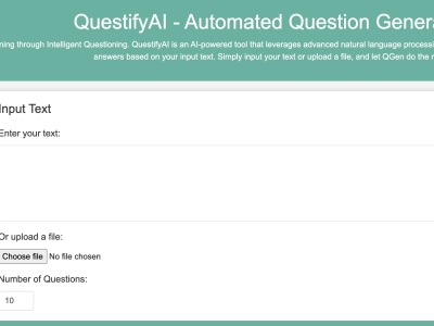 AI Application for Education | Automated Question Generator | AI ...