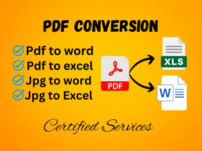 A personal virtual assistant for pdf conversion | Upwork