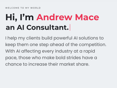 Book a Development & IT Consultation with Andrew M. | Upwork