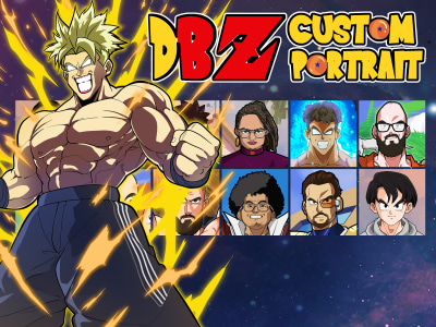 Awesome Dragon ball anime style illustration | Upwork