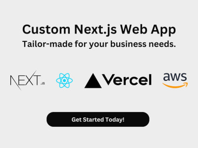 Custom web app in nextjs | Upwork