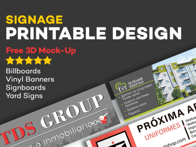 An eye-catching Signs, Vinyl Banner, Signage or Signboard, Yard Sign ...