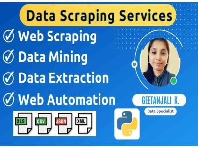 Web Scraping, Data Scraping, Data Mining, Web Crawling of Any Website | Upwork