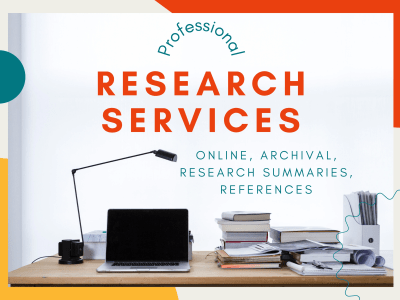 A professional research summary and references | Upwork