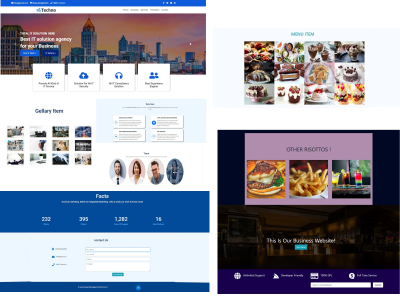 A beautiful responsive website design With Html, CSS, | Upwork
