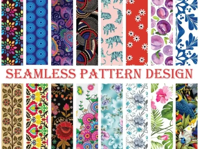 Fabric textile pattern seamless pattern design | Upwork