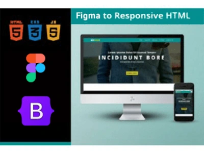Your Figma Design Convert to Responsive HTML | Upwork