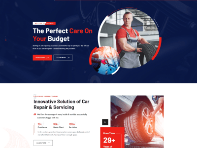 A Responsive & pixel perfect Front End(HTML/CSS/jQuery) of your website ...