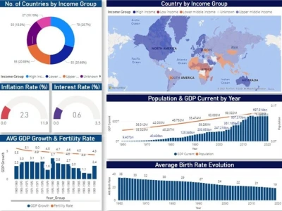 A professional power bi dashboards for your business | Upwork