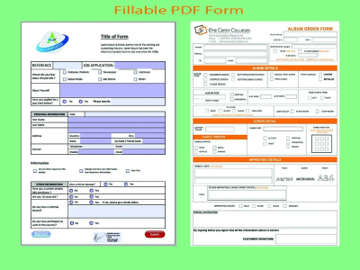 Professional Fillable Interactive PDF Form and Microsoft Word Form | Upwork