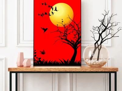 Printable trending wall art, canvas designs for Esty, resells in 24 ...