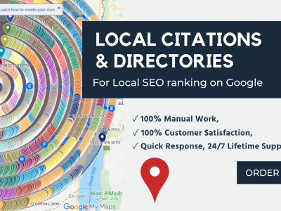 300 Google map citations manually for Local business ranking | Upwork