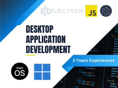 Desktop App using Electron.js & Node.js | Window App | macOS App | Upwork