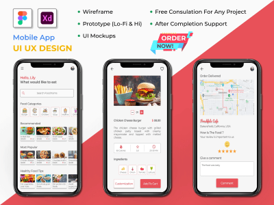 A creative mobile app UI UX design | Upwork