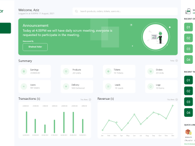 React Admin Dashboard For Your Business | Upwork