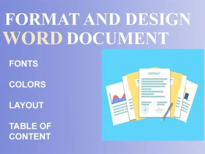 Great Word Document Design and Formatting | Upwork