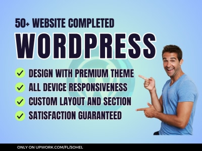 Wordpress or woocommerce website design or redesign customization fixing | Upwork