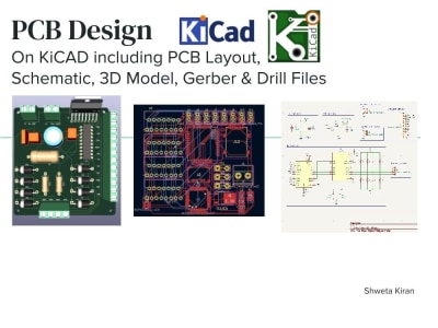 Schematic Design, PCB Design, BOM, 3D Models, Drill and Gerber Files ...