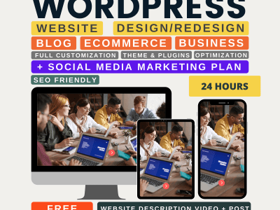 Complete WordPress Website + Social Media Marketing Plan. | Upwork