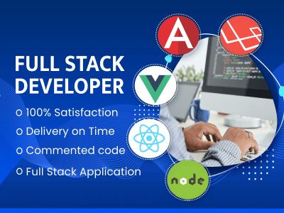Your full stack developer with PHP laravel vuejs nextjs reactjs modejs | Upwork