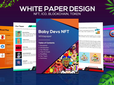 A professional white paper design for crypto and NFT | Upwork