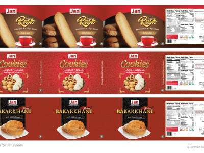 Custom box packaging and label design for food | Upwork