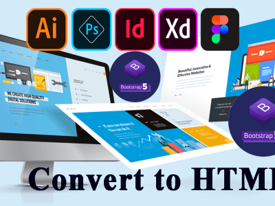 PSD, Figma, Adobe XD To HTML, CSS, BootStrap, jQuery, JS, 100% Responsive | Upwork