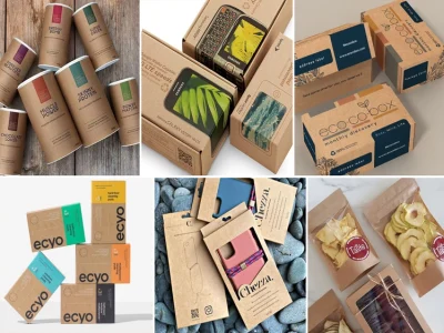 An amazing Kraft packaging design, Kraft box, pouch design for your ...