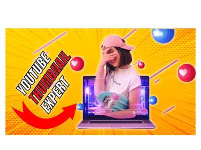 A professional and eye- catching youtube thumbnails | Upwork
