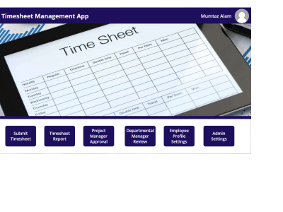 A timesheet app to manage employee time tracking. | Upwork