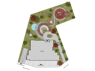 2d realistic site plan for marketing or presentation | Upwork