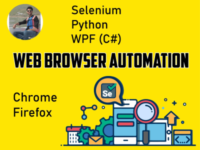 Browser automation to automate web tasks with selenium | Upwork
