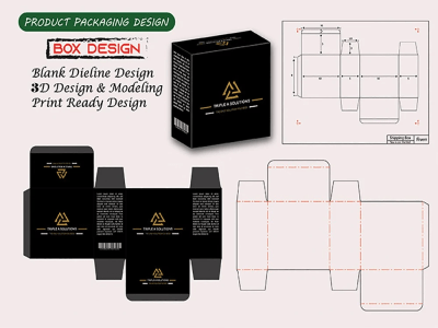 Packaging design, packaging dieline, product packaging box design | Upwork