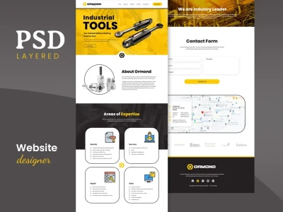 PSD website mockup or PSD web design | Upwork