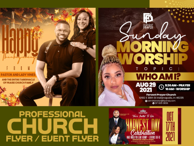 An amazing church flyer designs | Upwork