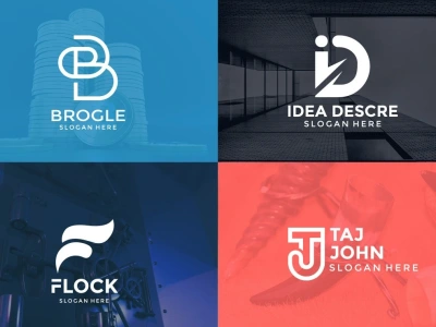 Unique modern text logo, wordmark, lettermark logo design | Upwork