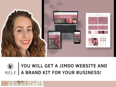 A Jimdo website and a Brand kit for your business! | Upwork