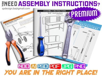 Assembly or installation instructions, user manual for your product ...