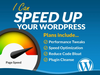 A faster WordPress website | Upwork