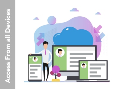 A custom flat vector illustration | Upwork