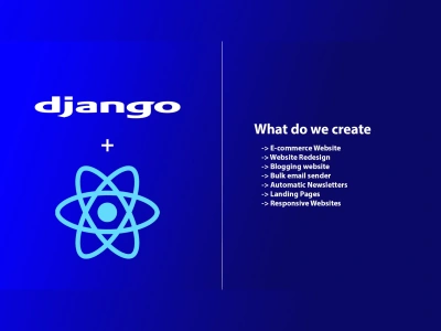 Django python frontend and backend websites | Upwork