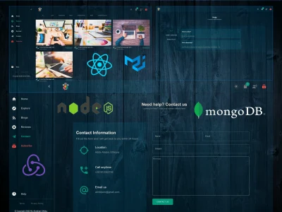 A professional web application | dashboard design using MERN stack and ...