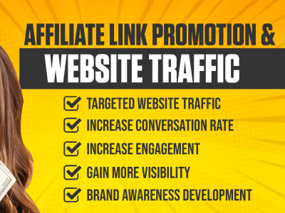 Affiliate link promotion , Affiliate marketing specialist for marketing ...