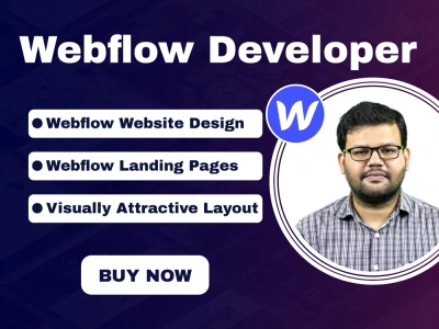 An Expert Webflow Developer, Designer to Design or Redesign Webflow ...