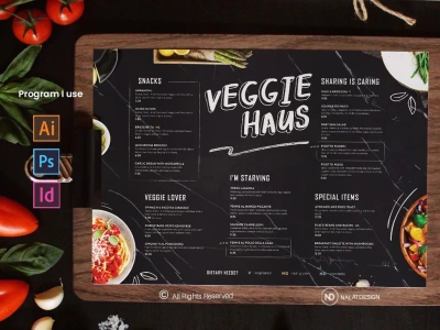 A creative, modern, professional Menu design | Upwork