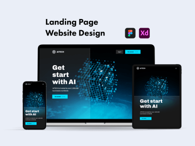 Design high converting UI UX landing page and website design | Upwork