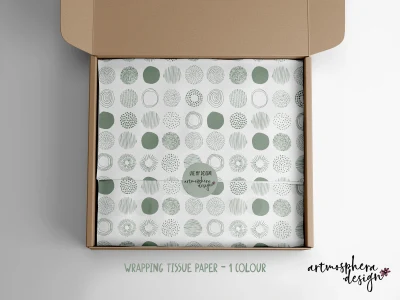 An amazing pattern for wrapping tissue paper for your business online ...