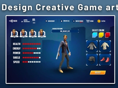 A fantastic game ui design for your mobile/desktop games | Upwork
