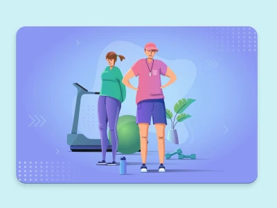 A modern flat illustration for web and apps | Upwork