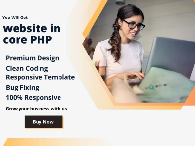Amazing responsive Website in Core PHP | Upwork